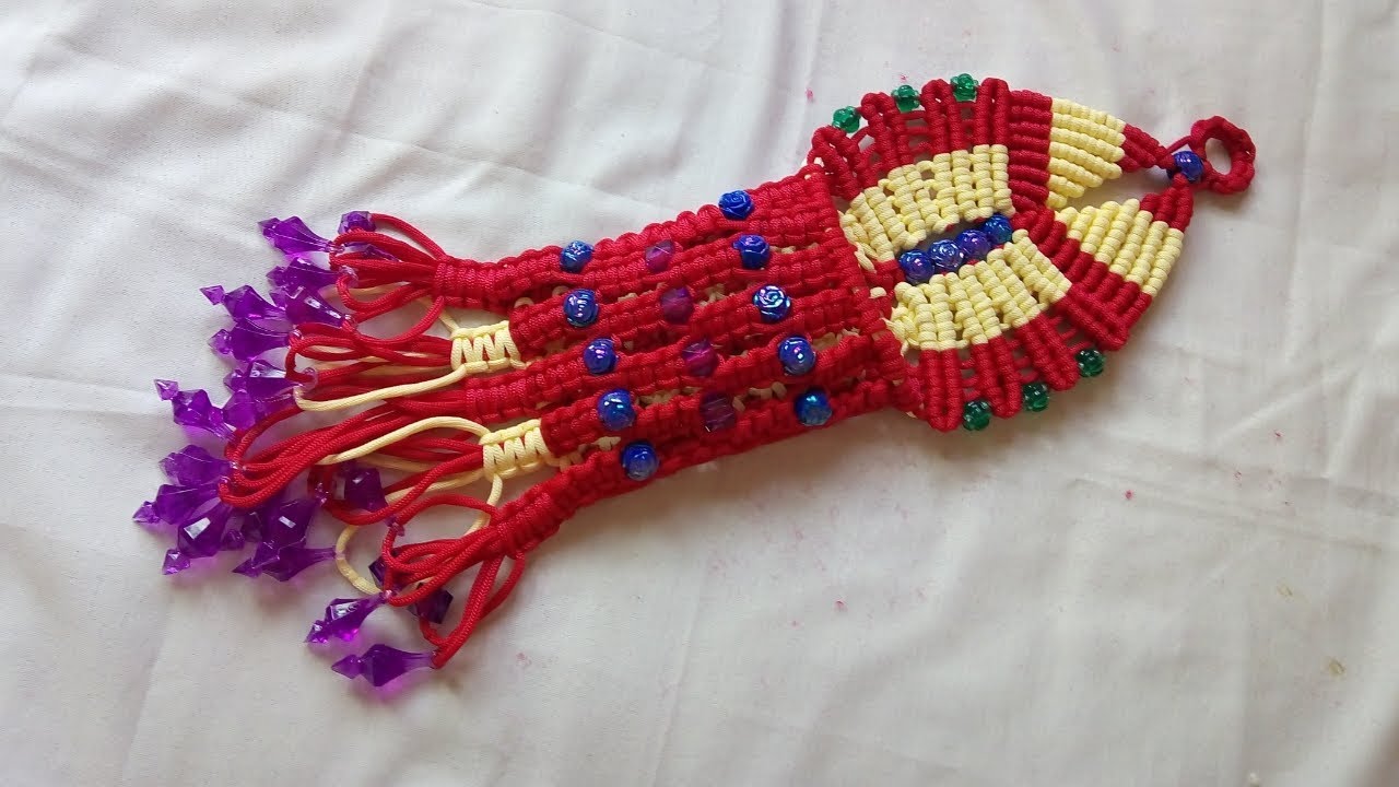 Macrame Mobile Holder/ Charging hanger - YouTube