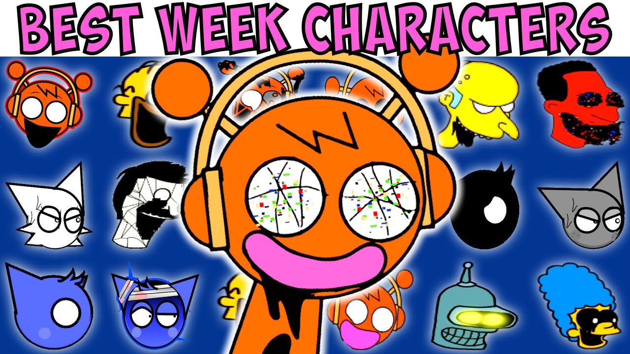 ALL BEST WEEK CHARACTERS | FNF Character Test | Gameplay VS Playground ...