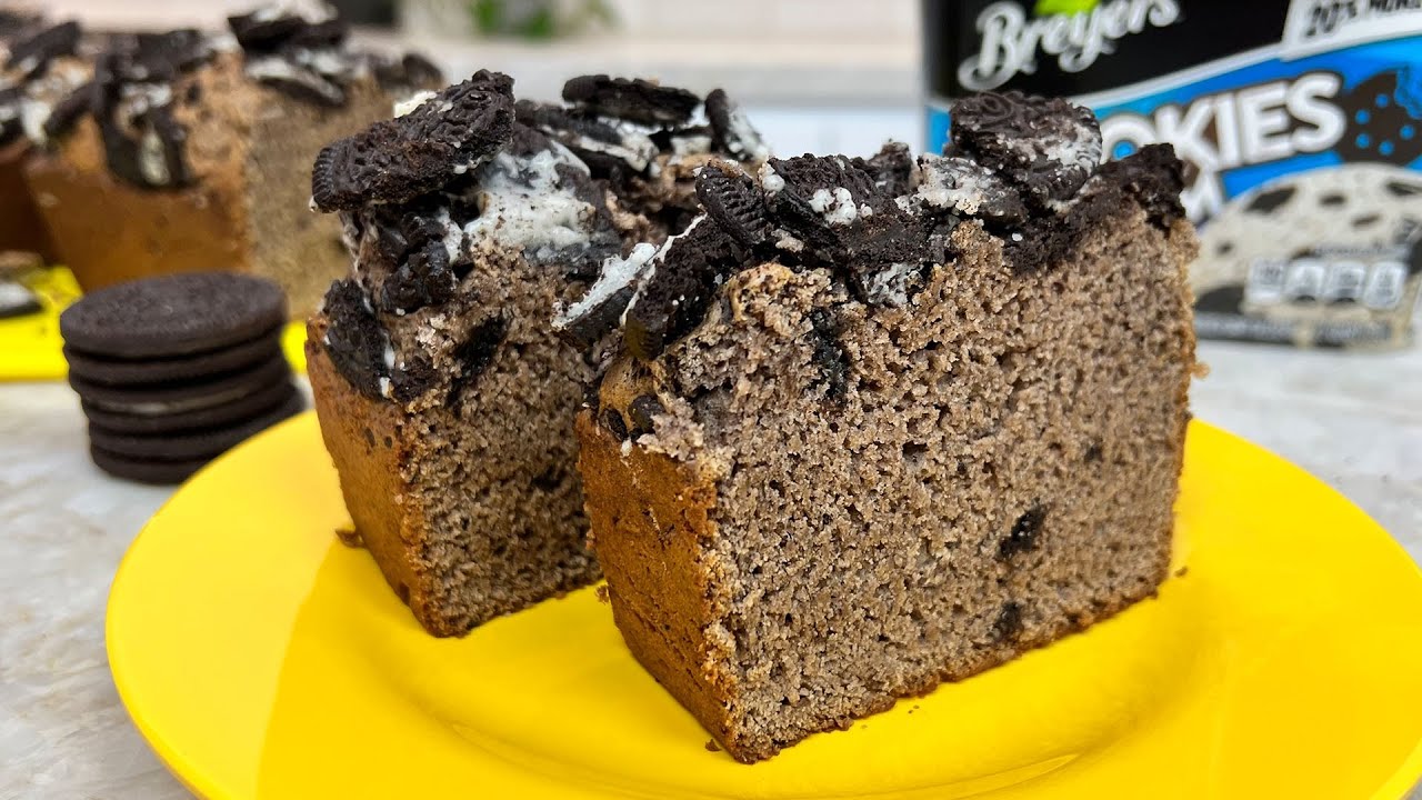 Oreo Ice Cream Bread - YouTube