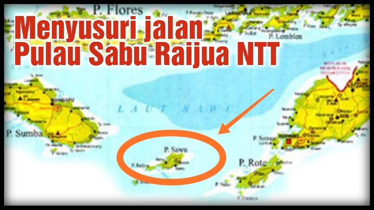 Keliling pulau Sabu Raijua NTT | Menyusuri jalan pulau Sabu ke Kelabba ...
