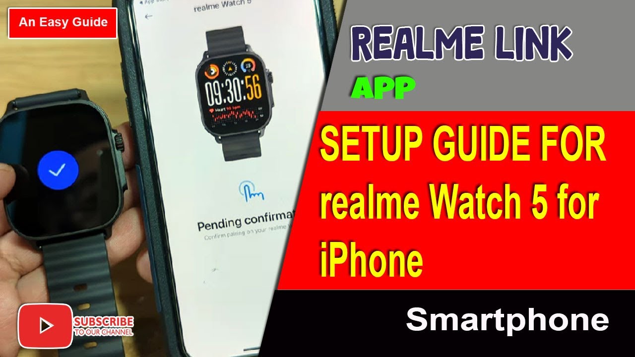 How to Connect Realme Watch 5 Smartwatch to iPhone - YouTube