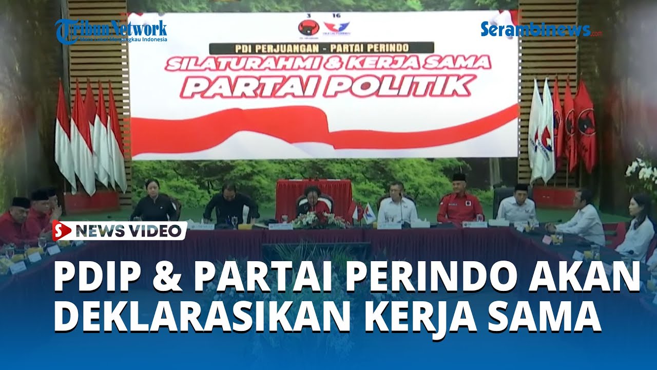 PDIP dan Partai Perindo akan Deklarasikan Kerja Sama Politik - YouTube