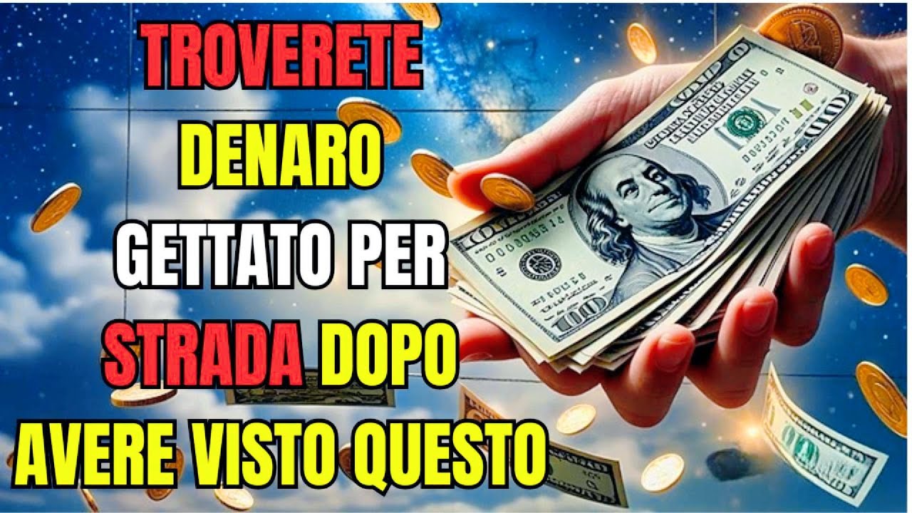 TROVERETE DENARO GETTATO PER STRADA DOPO AVERE VISTO QUESTO - YouTube