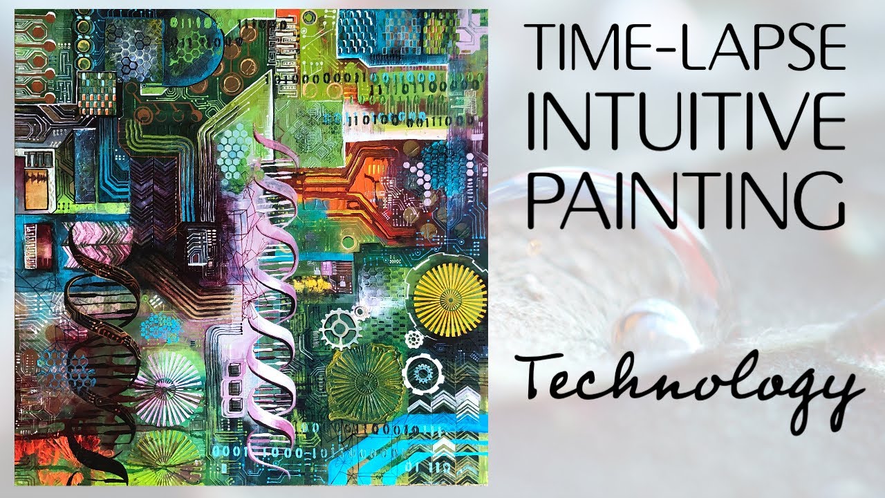 Technology: 10+HR painting in 7MIN Timelapse | Acrylic Intuitive ...