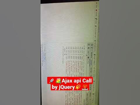 Api call Method #3 Ajax, jQuery📡 - YouTube