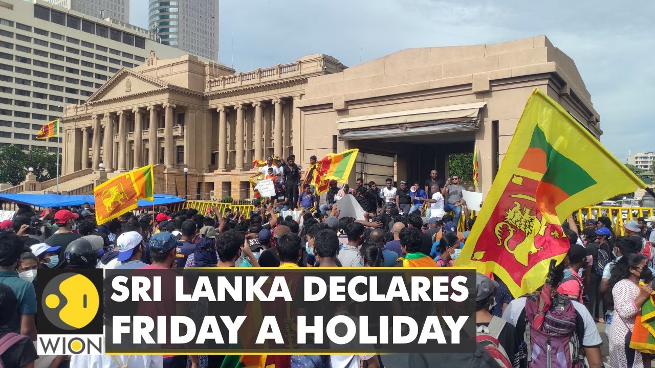Sri Lanka declares Friday a holiday for the public sector as it ...