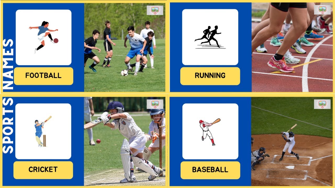 List Of Sports Types Of Sports And Games In English - Sports Names And ...