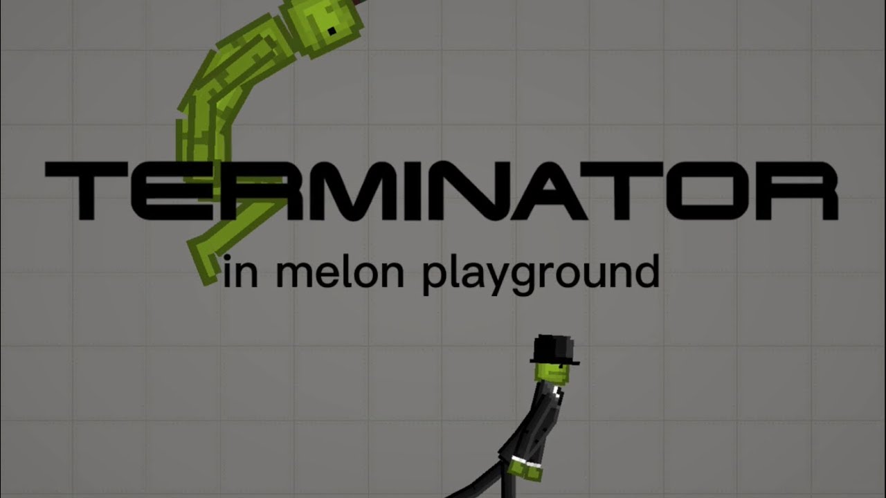 The Terminator In Melon Playground - YouTube