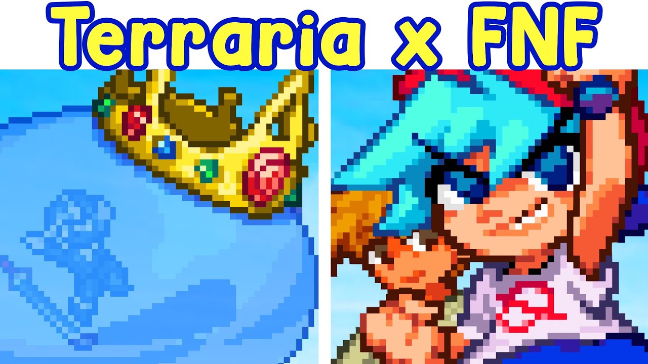 Friday Night Funkin': VS Terraria King Slime in TERRAFUNK (Terraria x ...