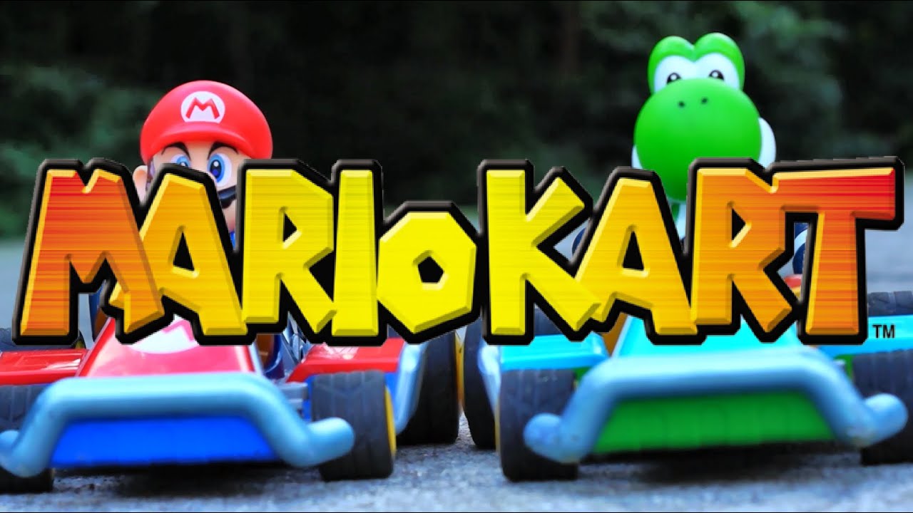 Real Life Mario Kart! (Carrera RC cars) - YouTube