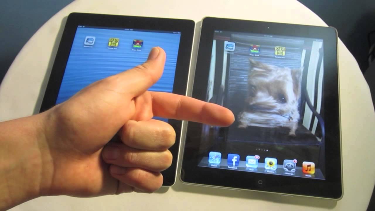 iPad 3 VS iPad 4 - YouTube
