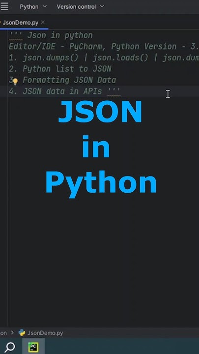 JSON in Python #python #shorts - YouTube