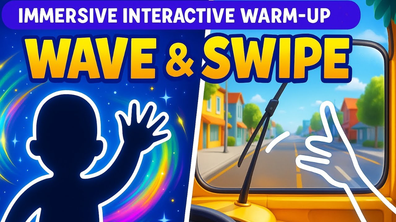 WAVE & SWIPE! 🌟 Interactive Movement Warm-Up for Kids | BDK Dance Brain ...