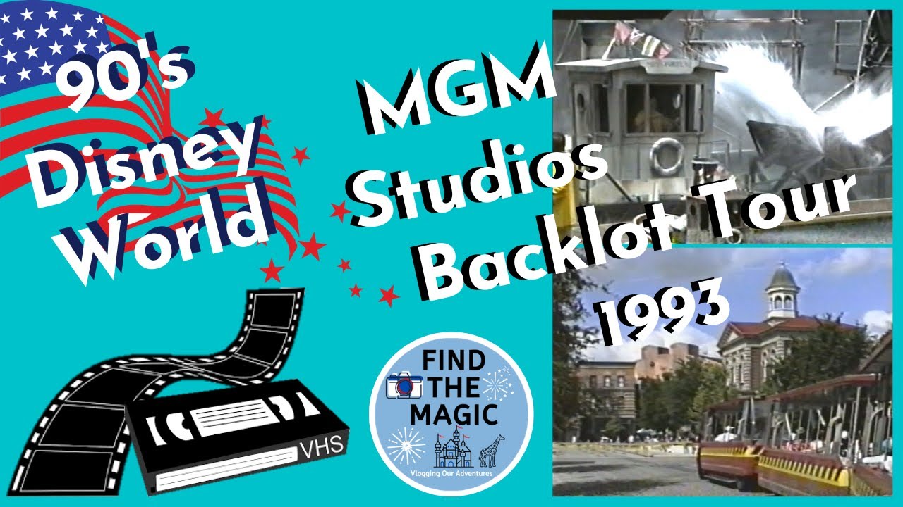 Disney World MGM Studios Backlot Tour 1993 foot and tram tour | 90s ...