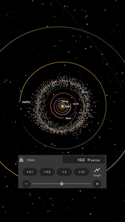 What if we made Jupiter 10 times more massive? - Universe Sandbox #spacesimulation # ...