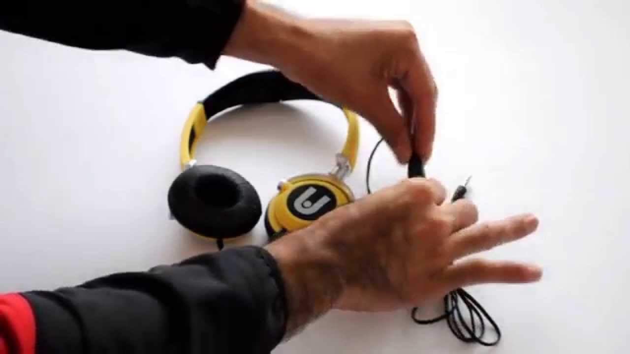 USI Performance Series Headphones W/Microphone (HE09MIC) - YouTube