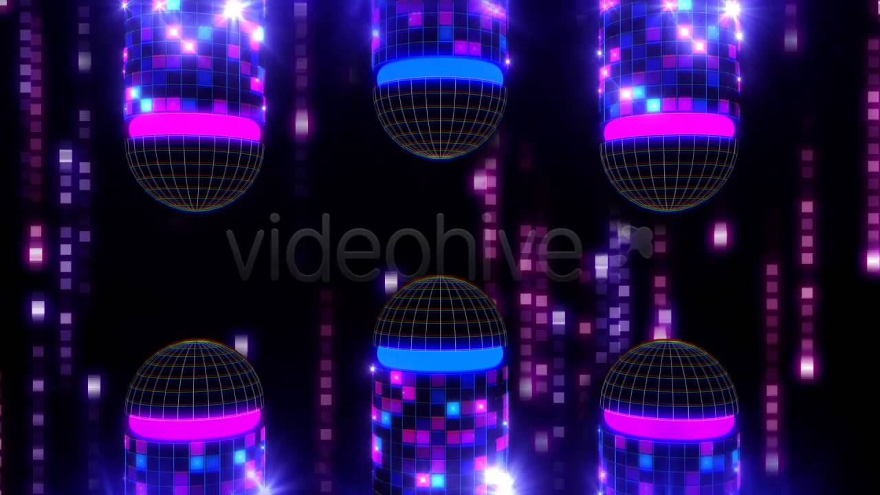 Night Disco Fly - VJ Loop Pack (5in1) - YouTube