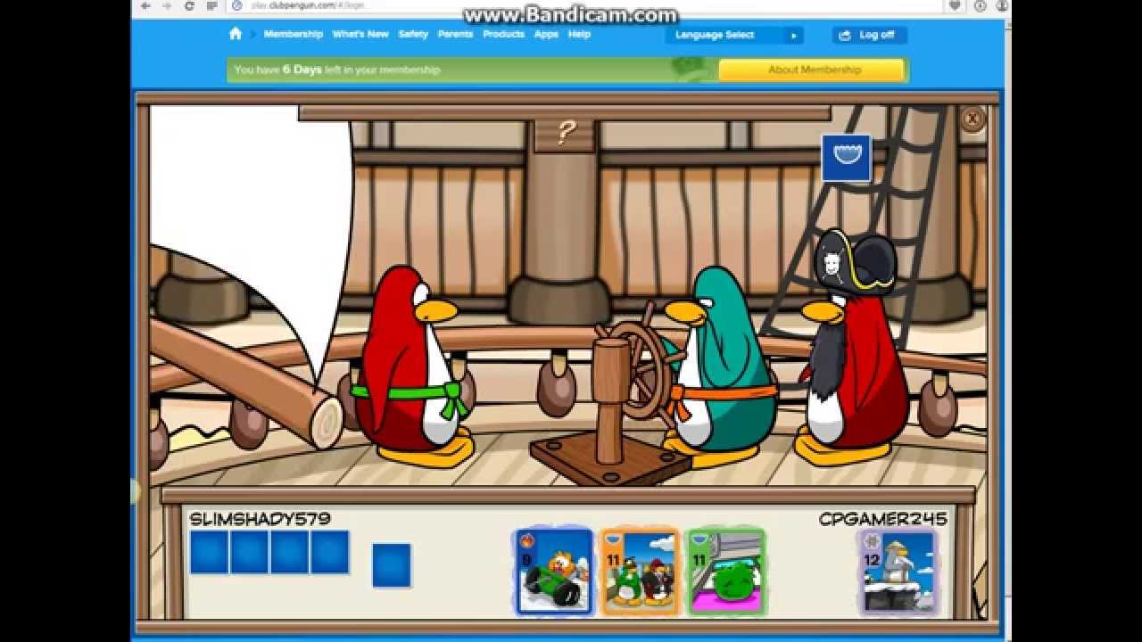 Club Penguin Card Jitsu Walkthrough Part 3 - YouTube