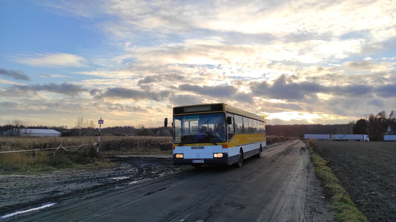 Mercedes-Benz O407 MiniBus Karczew #20 (linia PT) - YouTube