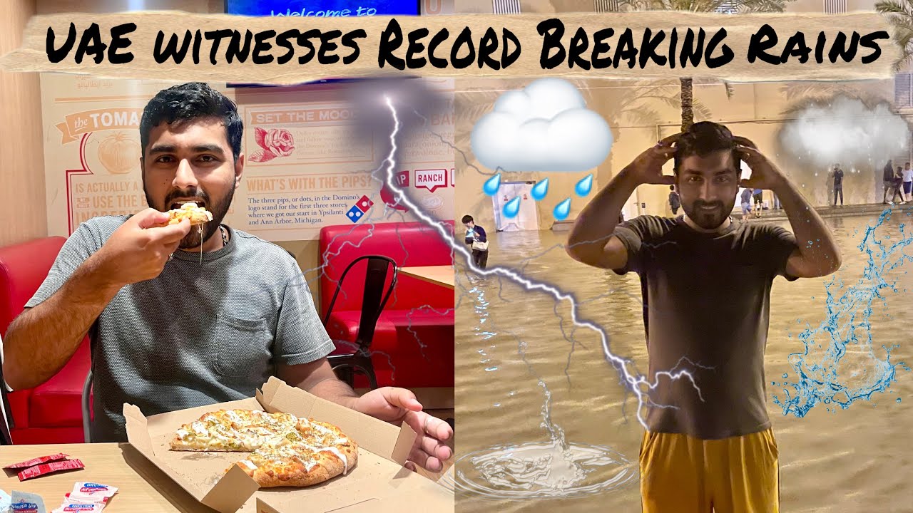 Heavy Rain Hits UAE | Dubai UAE Weather | Heavy rain across Dubai UAE ...