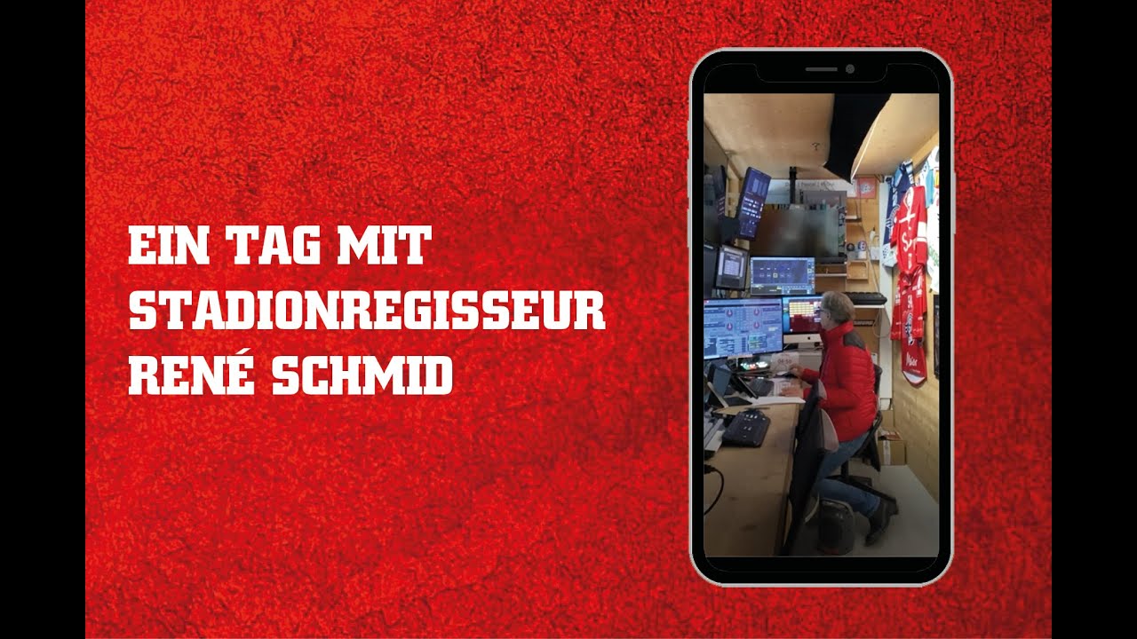 Ein Tag mit Stadionregisseur René Schmid - YouTube