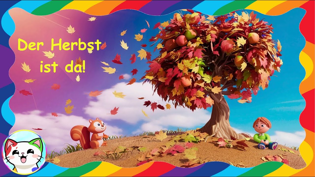 Der Herbst ist da (die Blätter fallen) - bunte Kinderlieder deutsch - zum singen und tanzen ...