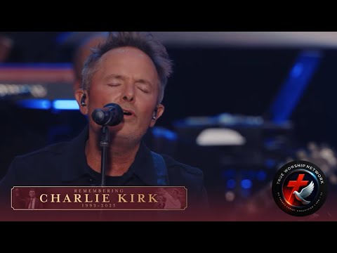 Holy Forever / How Great Is Our God - Chris Tomlin | Charlie Kirk Memorial (LIVE)