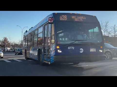 NYCT BUS 8772 on the Q28 - YouTube