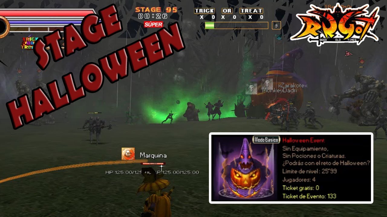 STAGE DE EVENTO HALLOWEEN - CON COFRE DE HALLOWEEN - RAKION GOT - YouTube