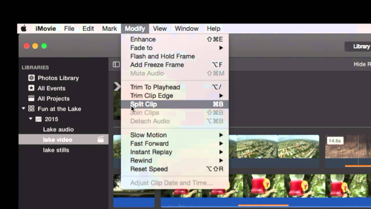 04 Building Timeline With Video in iMovie 10.0.9 - YouTube