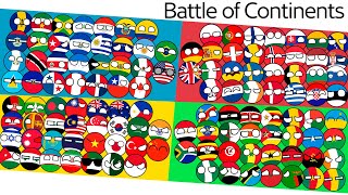 Countryballs Battle of Continents Marble Race | Doovi