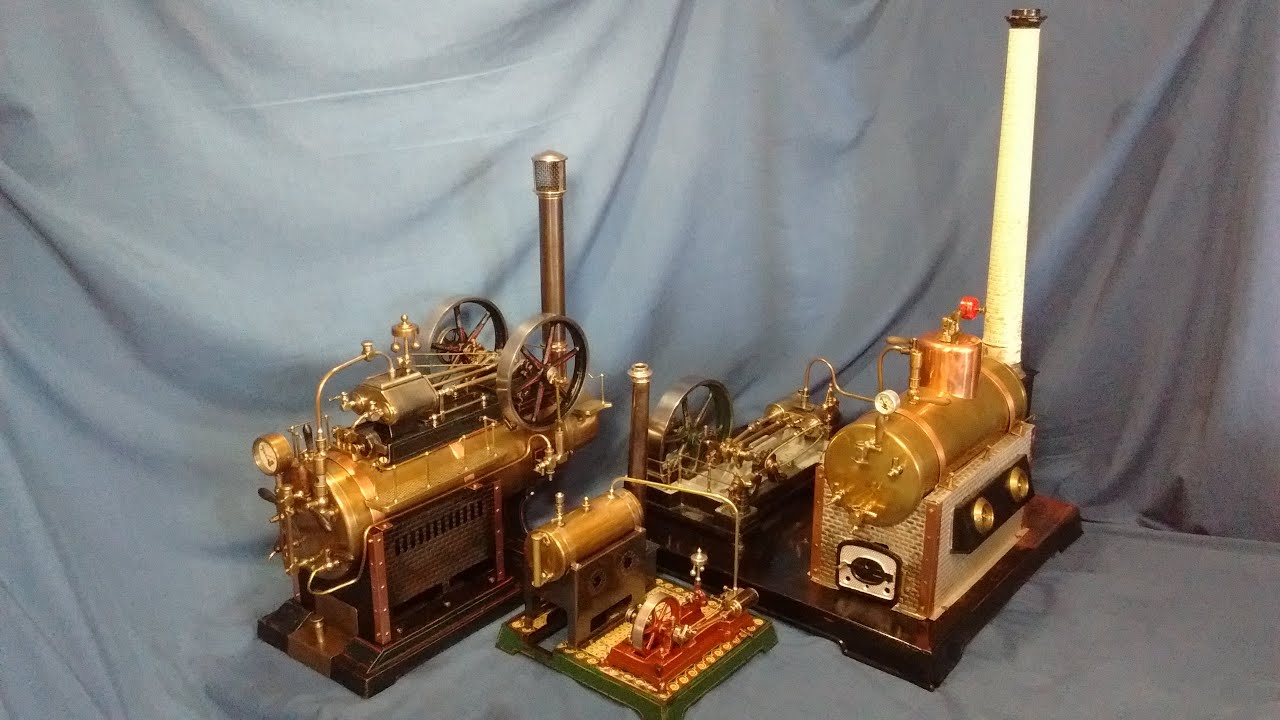 3 x Doll et Cie Dampfmaschines Steam Engine Models Doll 517 Doll 365/4 ...