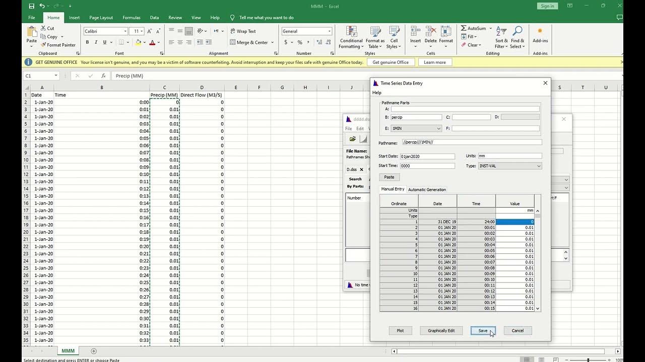 Creating Dss File From Excel - YouTube