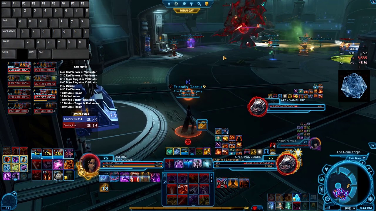 SWTOR | The Nature of Progress | the Apex Vanguard - Nim/MM(No Red ...