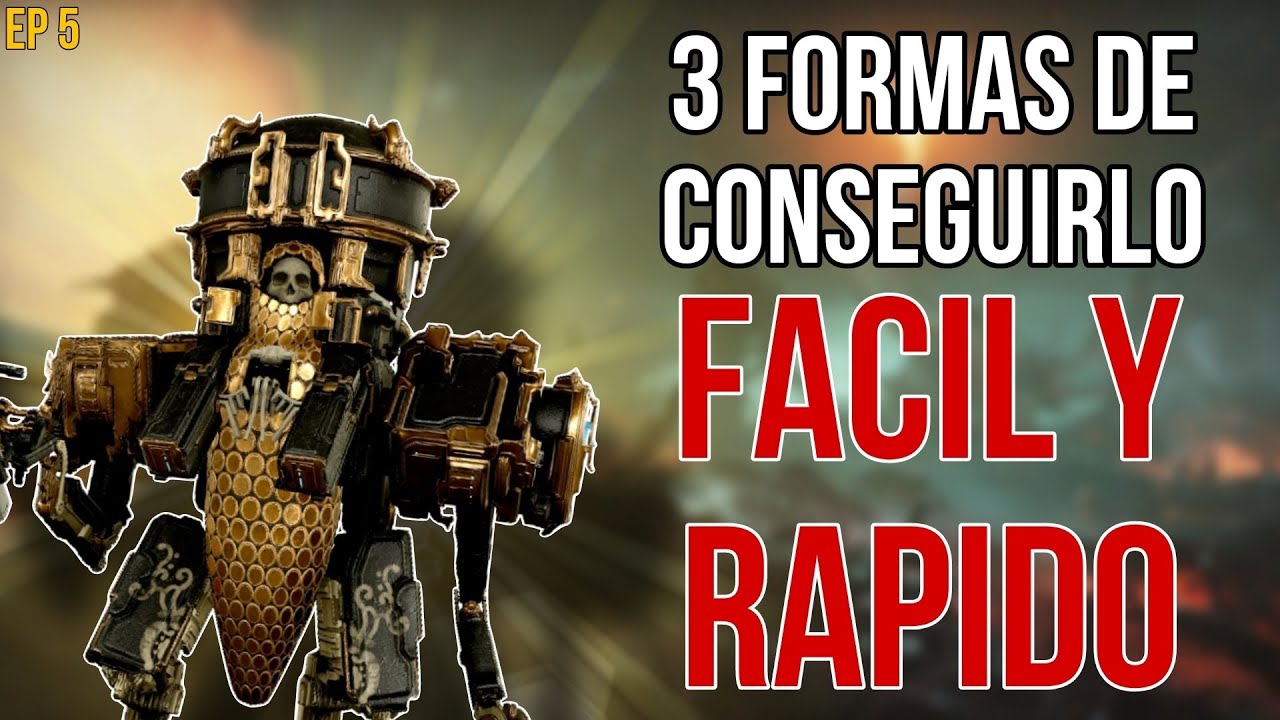 Como conseguir el NECRAMECH (VOIDRIG) FACIL Y RAPIDO | Warframe guía EP ...