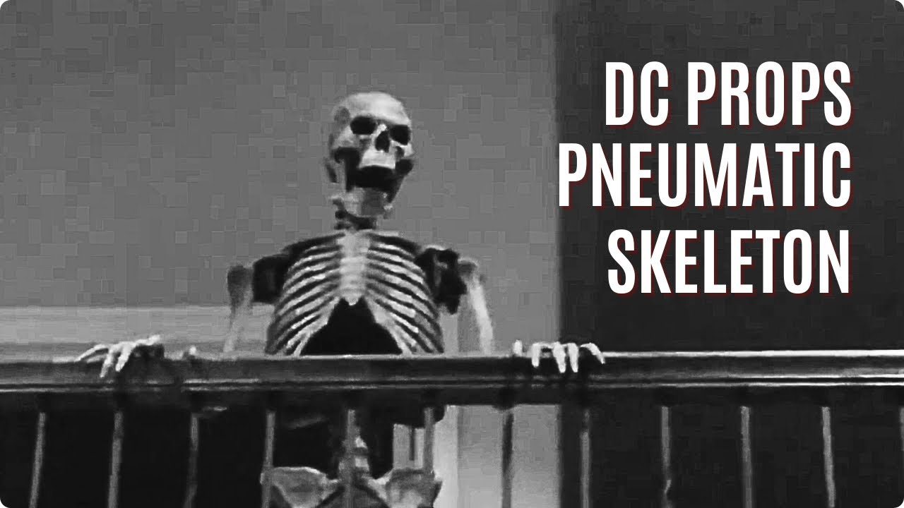 A DC Props, Custom Pneumatic Skeleton - YouTube