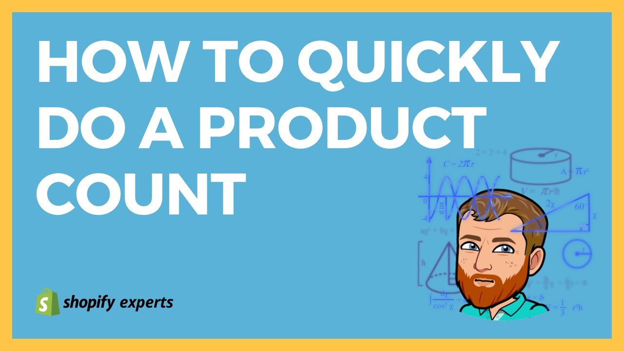How To Count Your Products In Shopify in 2021 - YouTube