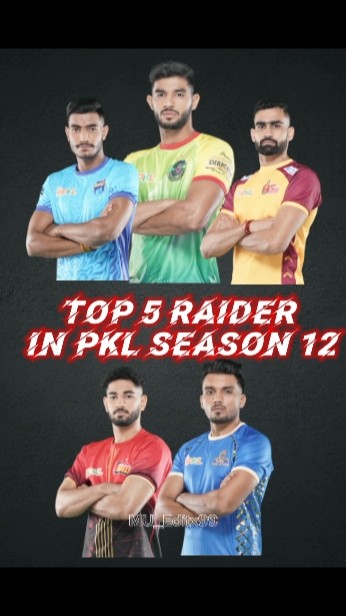 Top 5 Raider in PKL 12🔥☠️ - YouTube