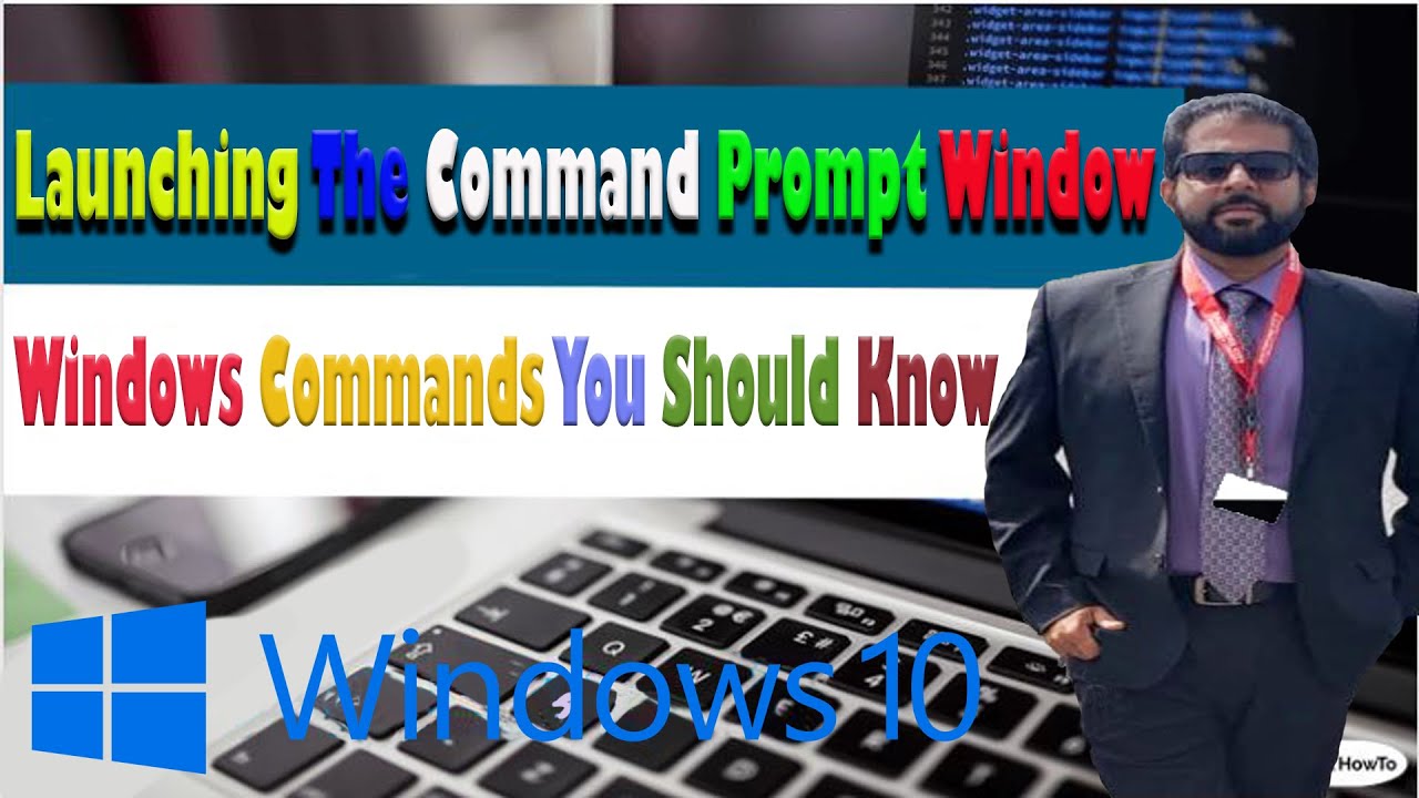 LAUNCHING THE COMMAND PROMPT WINDOW USING WINDOWS 10 - YouTube