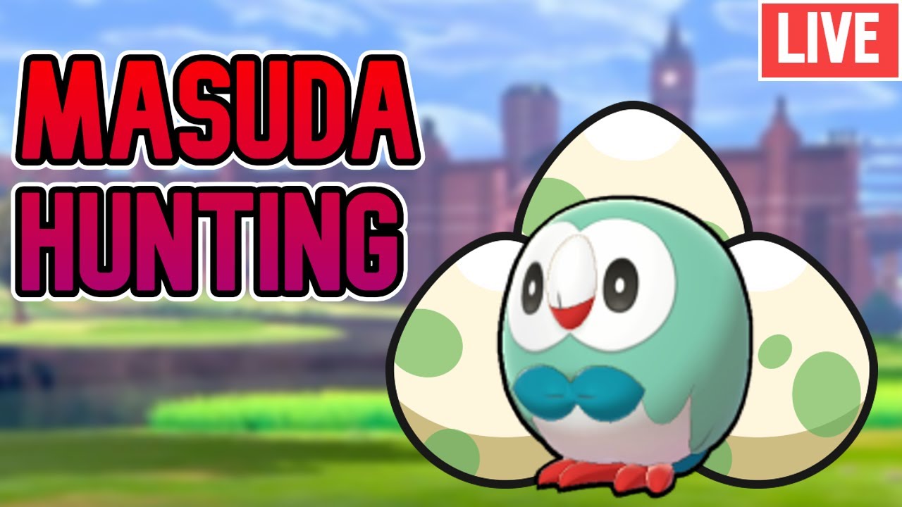 Masuda Hatching Shiny Rowlet in Pokemon Shield! (with some USUM SOS on ...