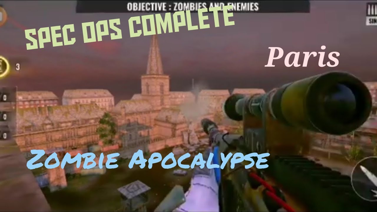 SPEC OPS Paris Complete 1-5 Sniper Zombie Gaming Zombie apocalypse ...