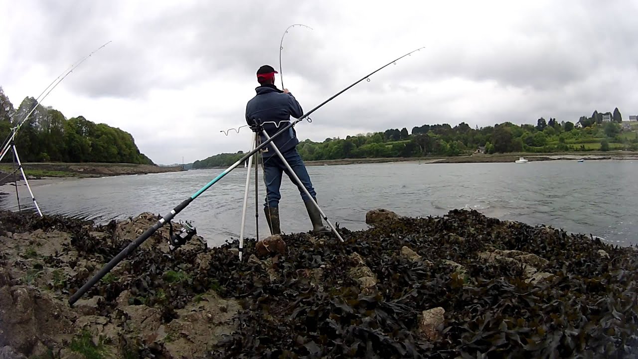 Nouvelle vidéo de pêche à la daurade royale en surfcasting léger - YouTube