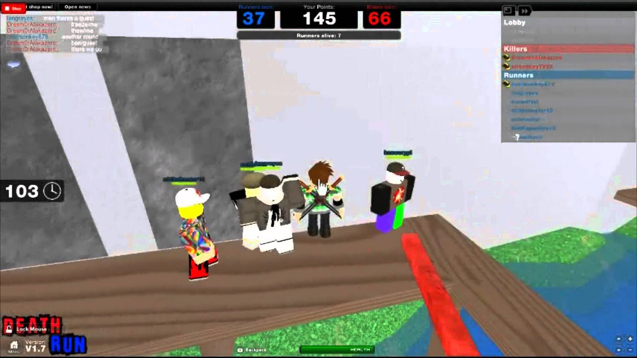 Roblox Death Run GamePlay - YouTube
