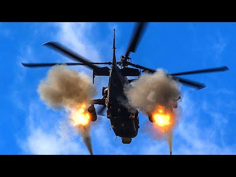 Running used Buzzard attack choper To attack on Ukraine police/Running ...