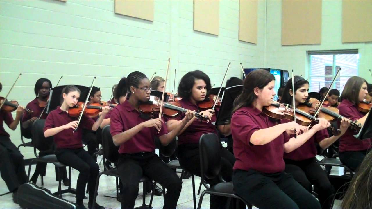 2011 - crews middle school orchestra - 7th grade - Canon in D - YouTube