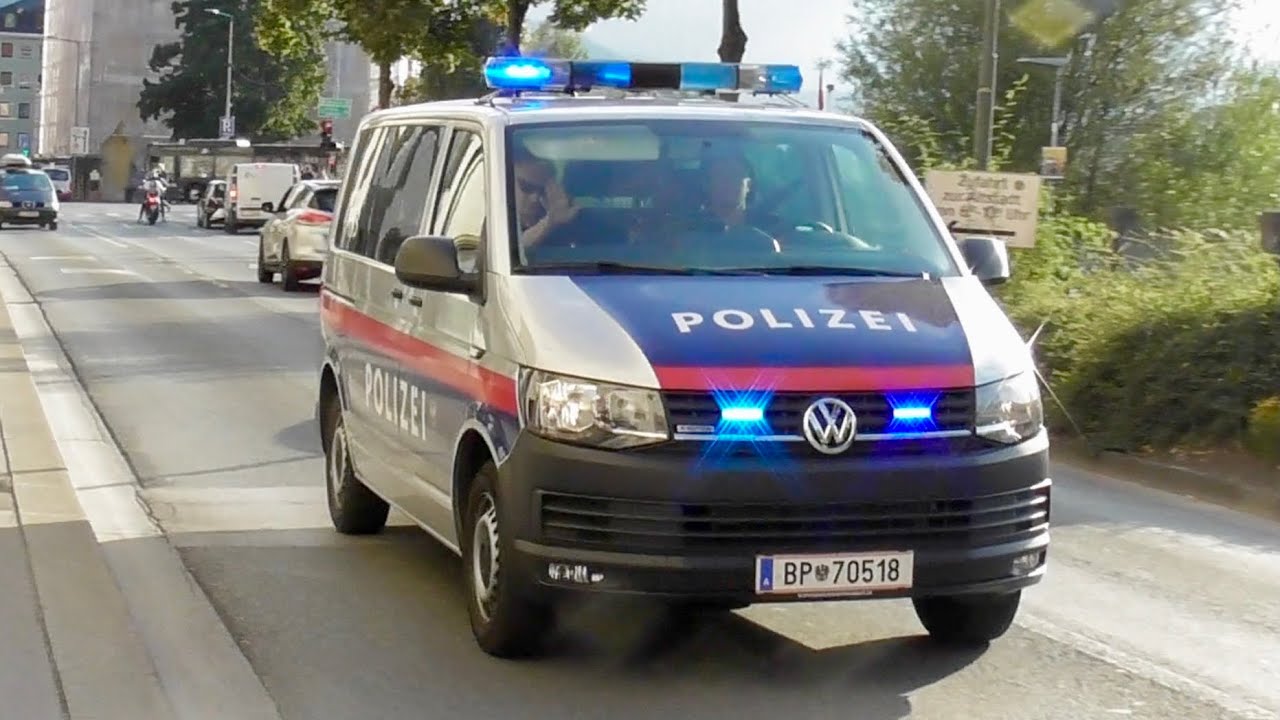 HGrKw Polizei Innsbruck - Einsatzfahrt - YouTube