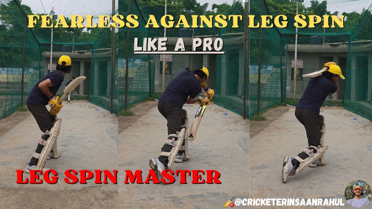 How To Play Leg Spinner | Improve Footwork And Shots | Batting Drills ...