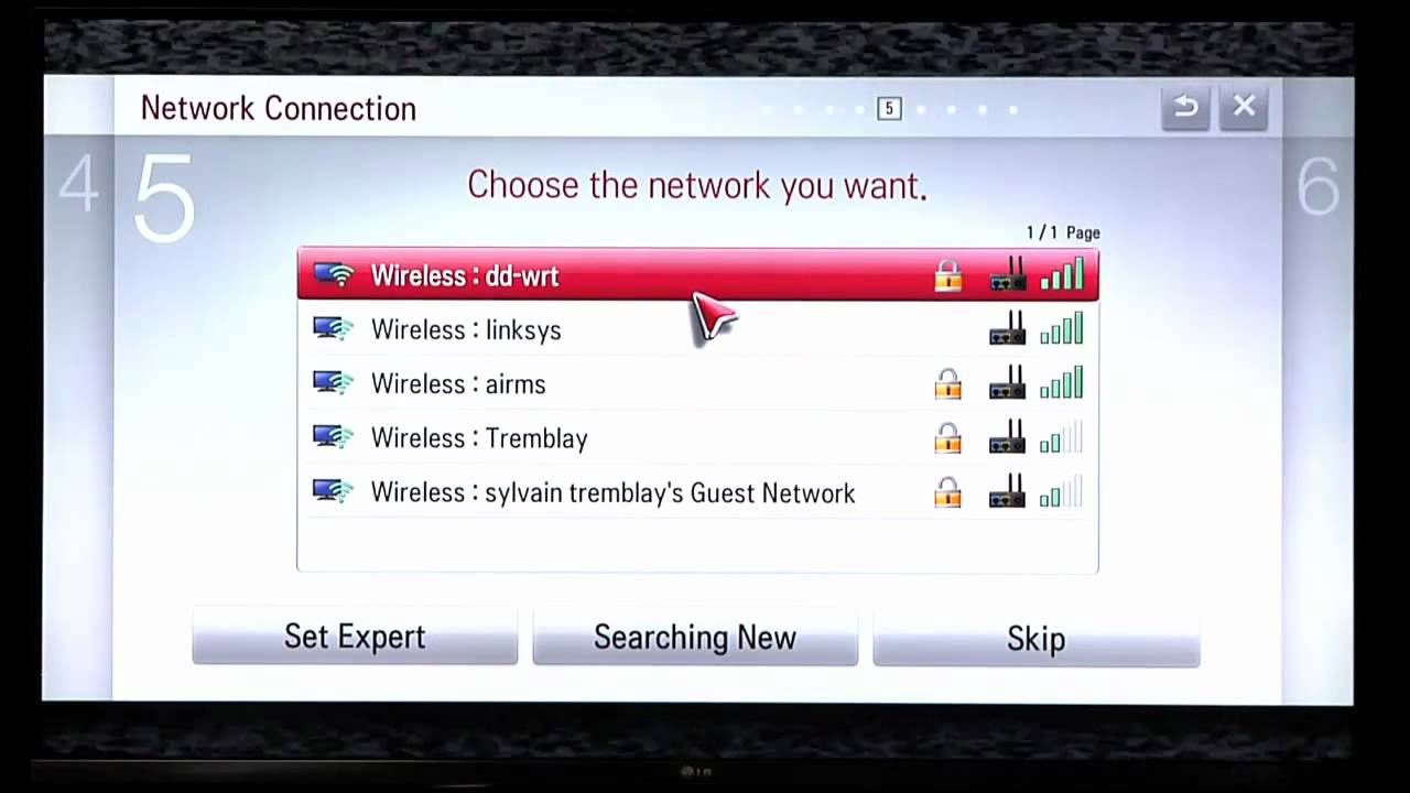 LG Smart TV Setup Wizard - YouTube