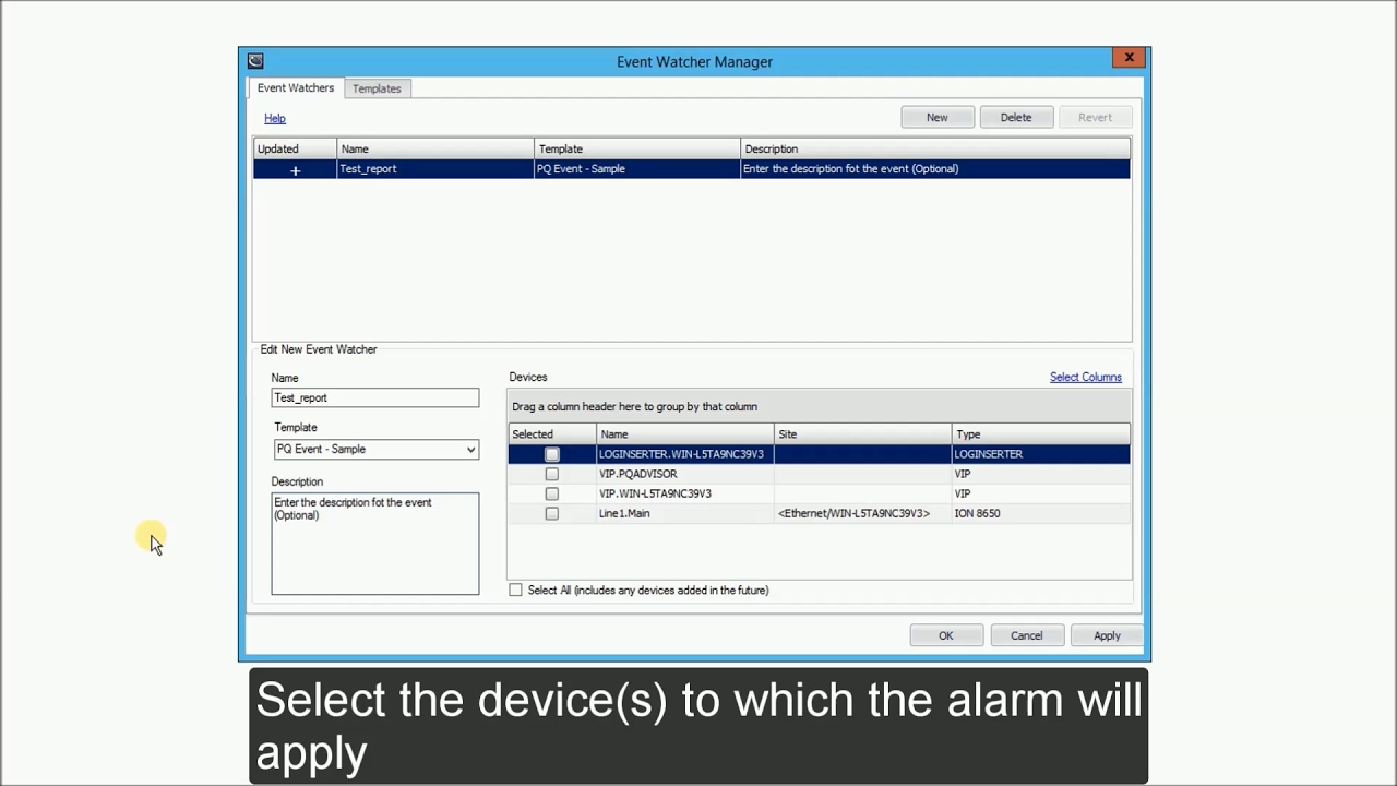 Creating a PME 8.1 Email Report Subscription Trigger on Alarm ...