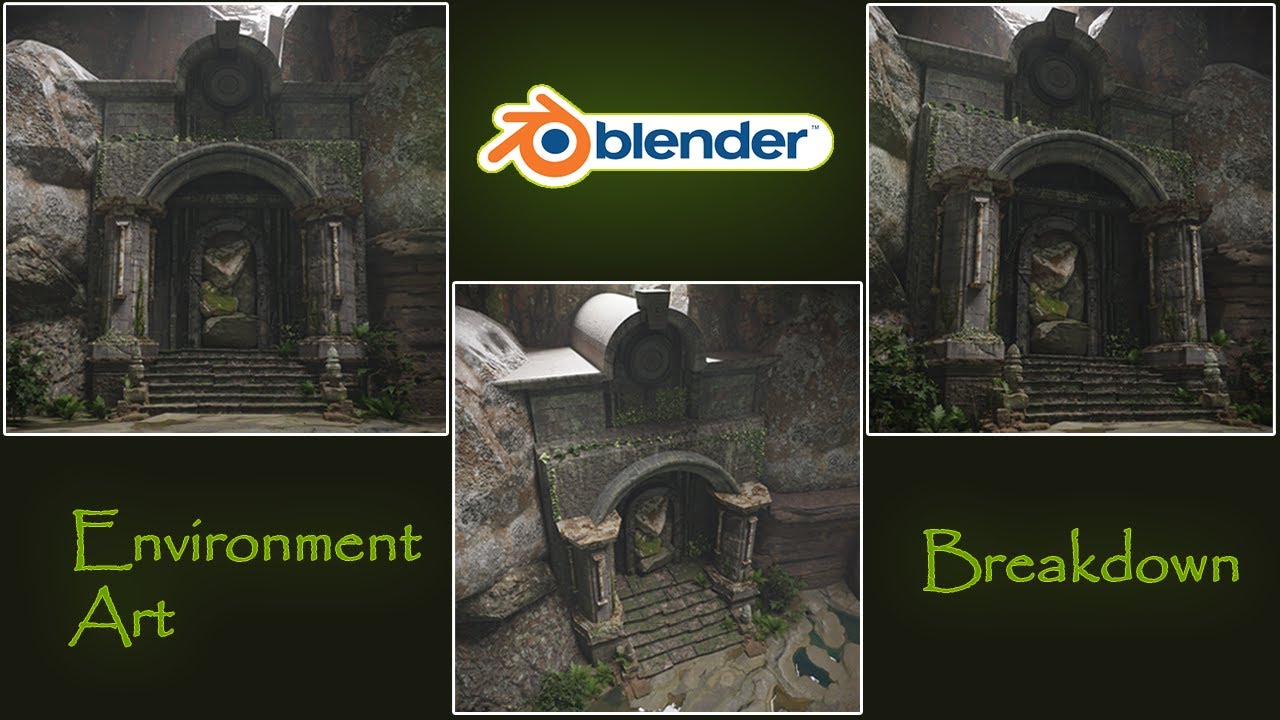 Blender Tutorial | Breakdown of Ancient temple gate | A quick guideline ...